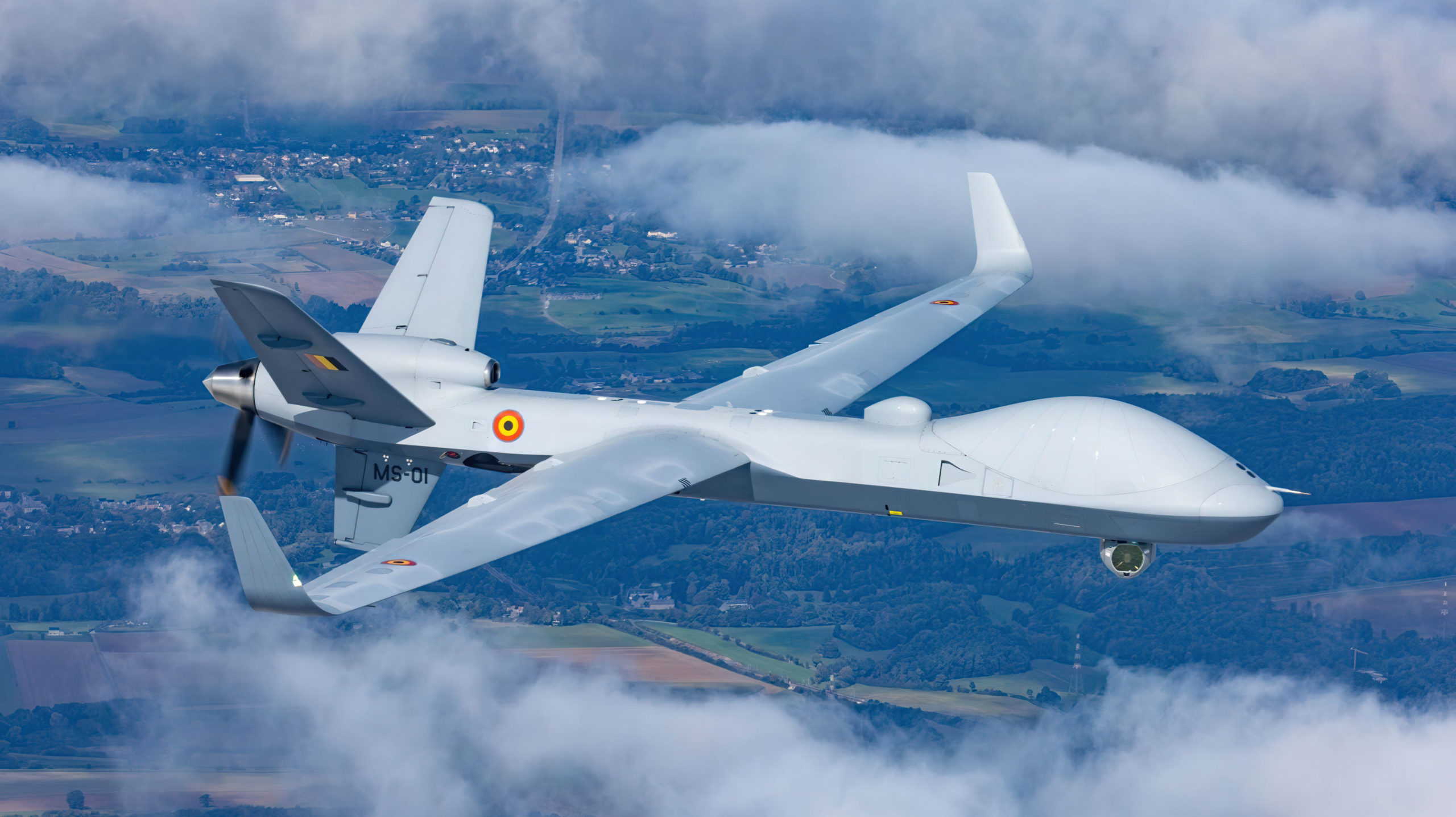 MQ-9B SkyGuardian La Force Aérienne belge inaugure l'arrivée du système ...